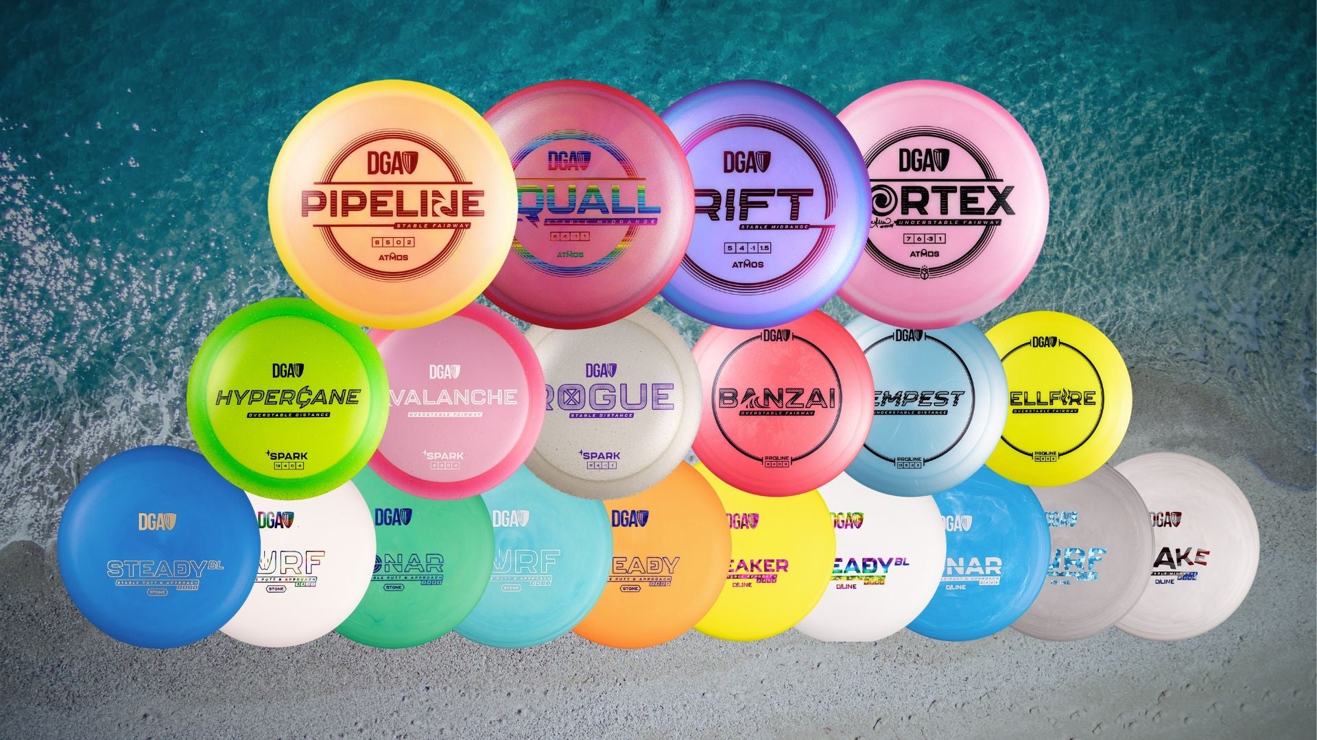 Shop All DGA Discs | Complete Disc Golf Disc Selection
