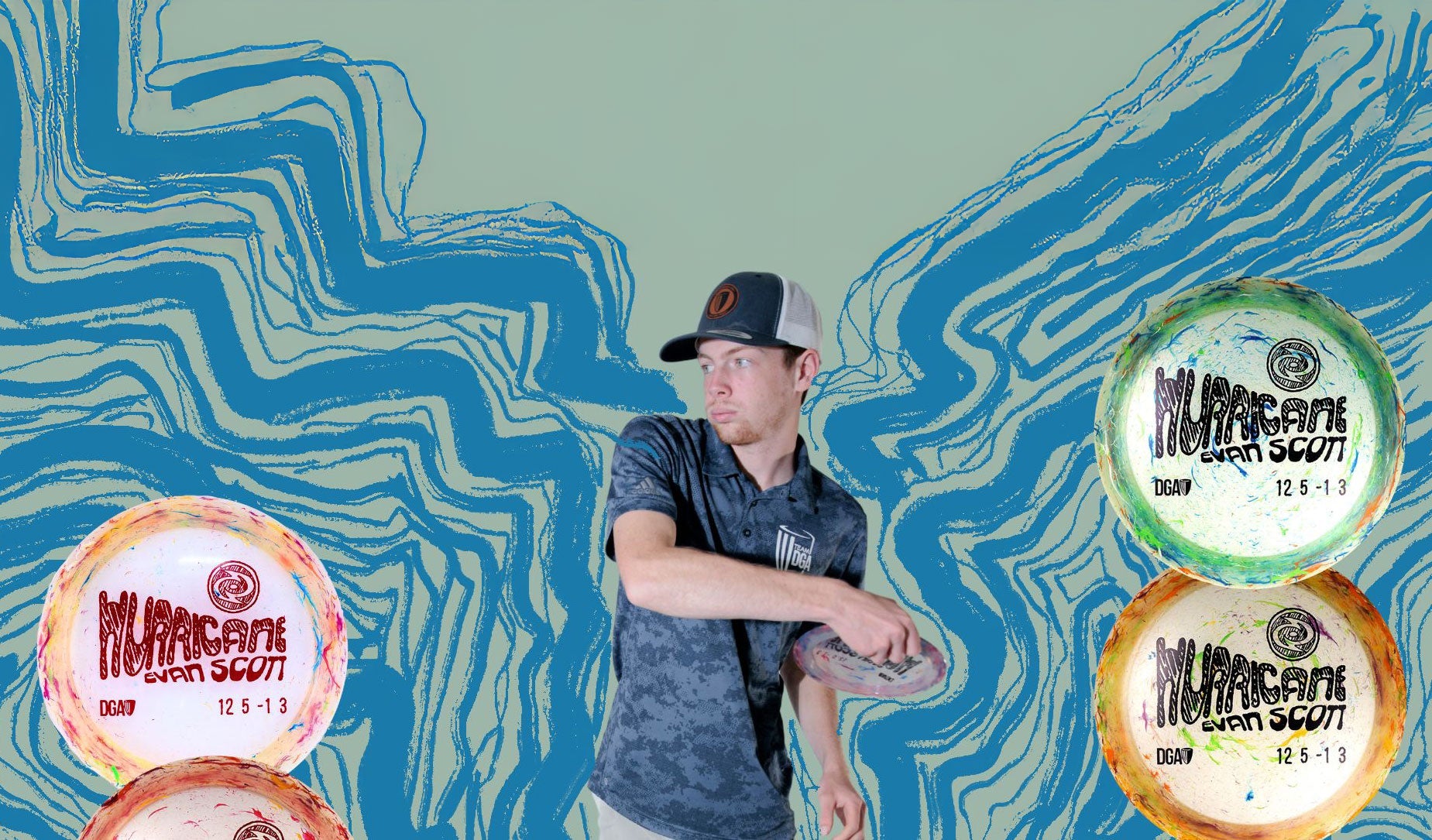 Team DGA Disc Golf Player Evan Scott Discs | Custom DGA Tour Series ...